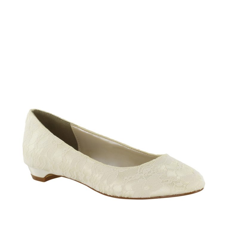 TOUCH UPS YVETTE WHITE 1/2" HEEL - Dyeable Shoe Store