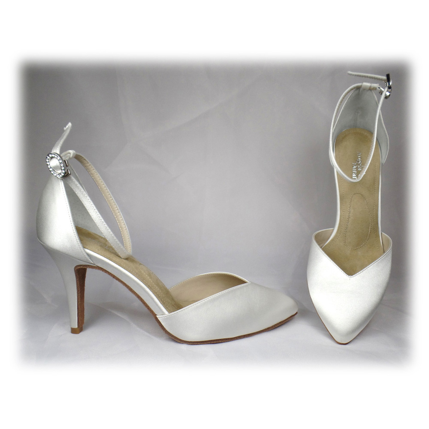 Angela Nuran Shoes - Dyeable Bridal Shoes & Dance Shoes - Dyeable Shoe ...