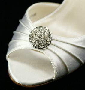 shoe decorations and shoe clips for bridal and wedding shoes